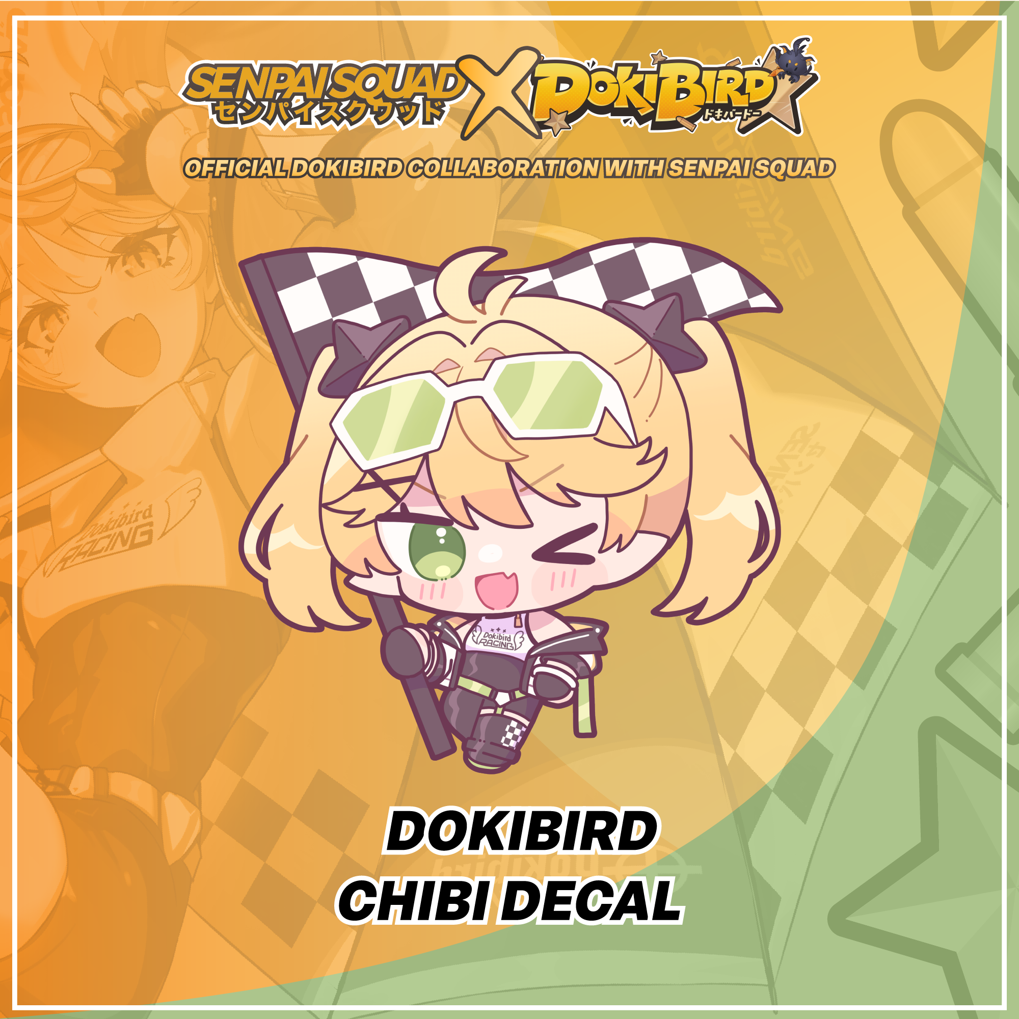 Dokibird Chibi Decal – Senpai Squad